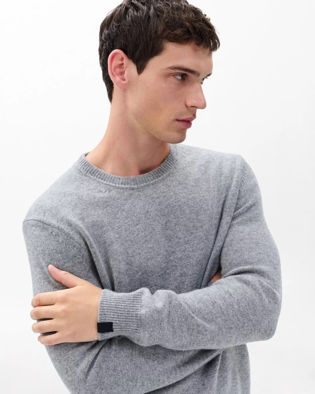 Declan Cashmere Crew - Grey – BLVD